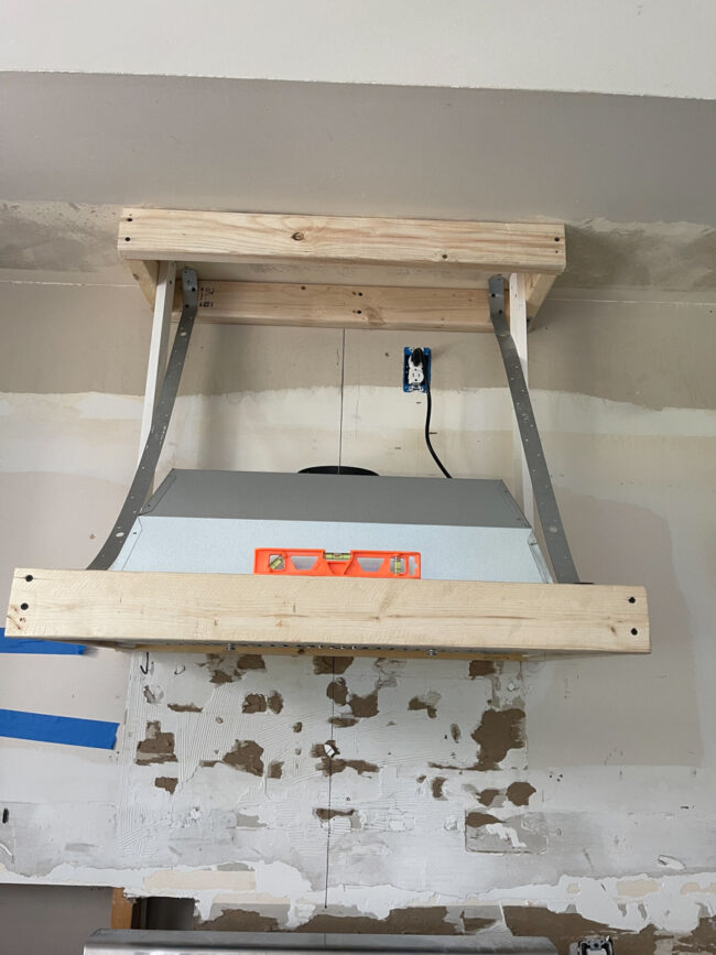 DIY Venetian Plaster Range Hood Cover. | Amanda Fontenot - the Blog