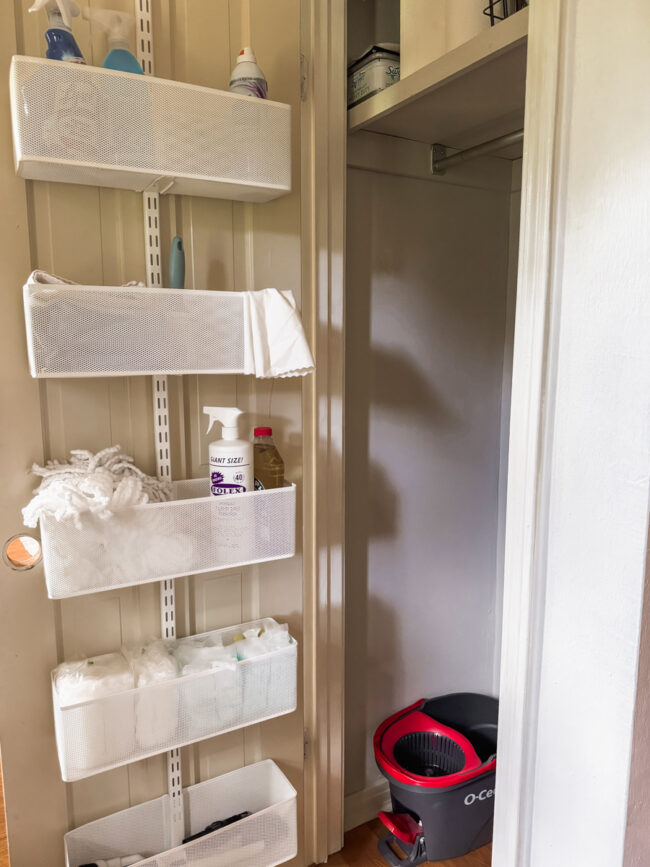 5 Steps to Creating a Functional Cleaning Closet. | Amanda Fontenot ...