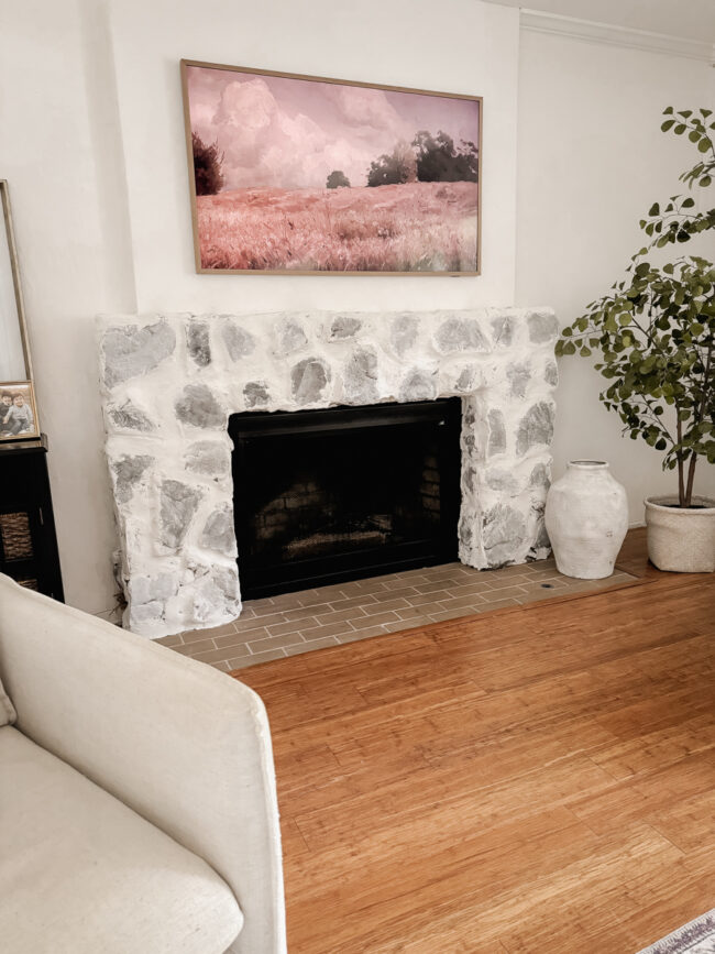 DIY Fireplace Transformation Using Venetian Plaster and Overgrouted ...